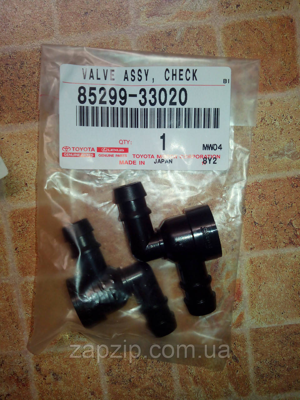 Купить Клапан системы омывателя TOYOTA - 85299-33020, цена 478 ₴ — Prom ...