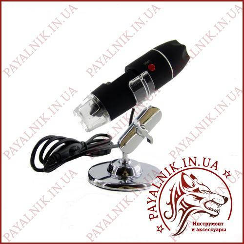 Купить Цифровой USB микроскоп 50-500X (U500X) (14-0405), цена 665 грн ...