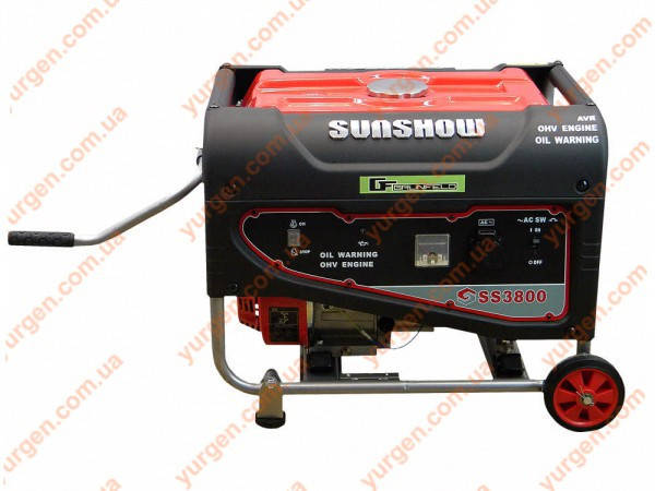 Бензиновий генератор SUNSHOW SS3800 (2,8 кВт), ціна 8120 грн — Prom.ua ...