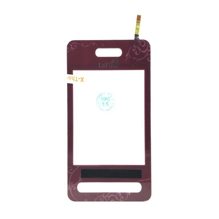 Купить Сенсорный экран Touch screen Samsung D980 pink La Fleur, цена ...