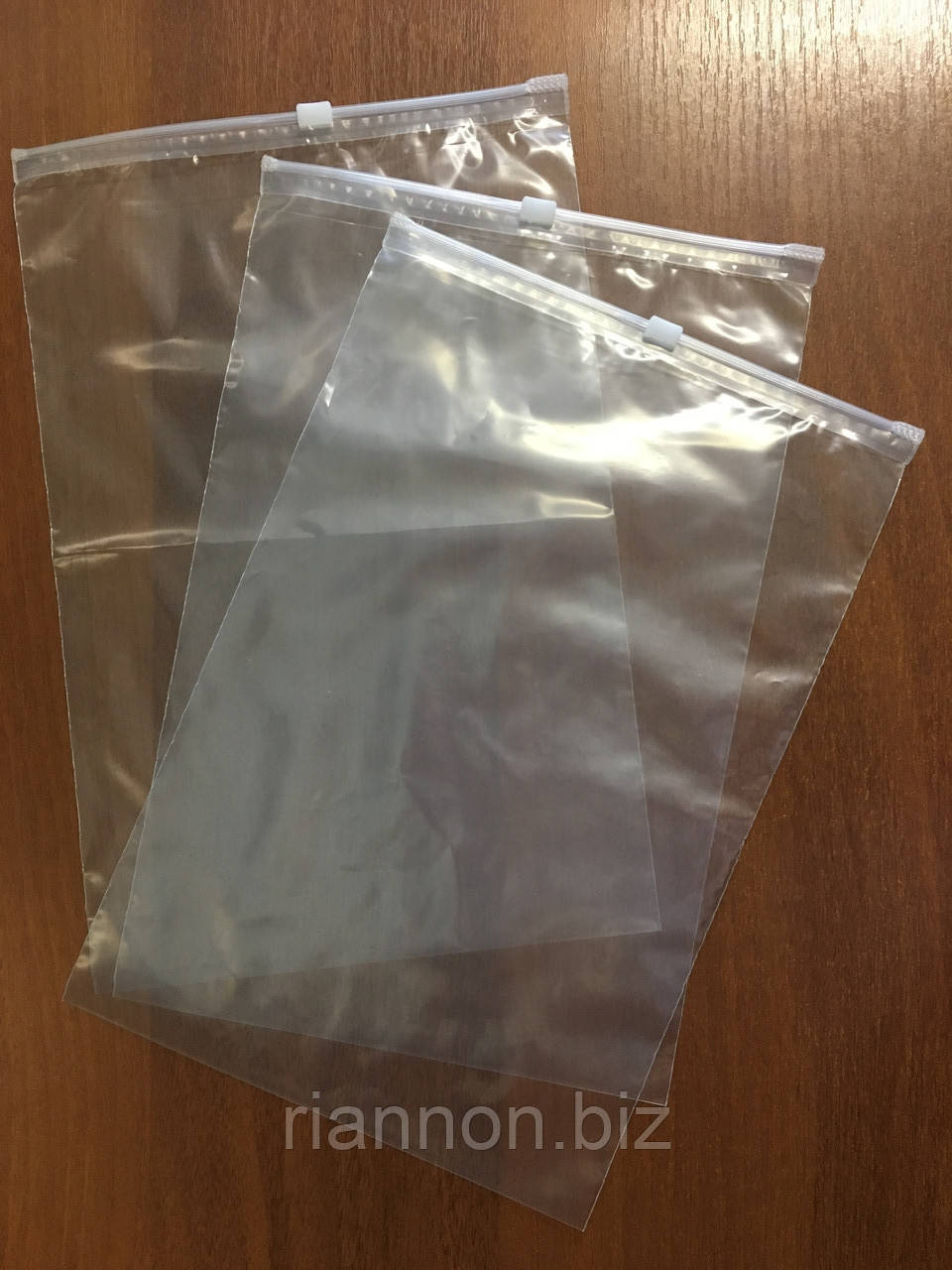 Пакеты полиэтиленовые 300*400мм, с замком-слайдером, с печатью логотипа ...