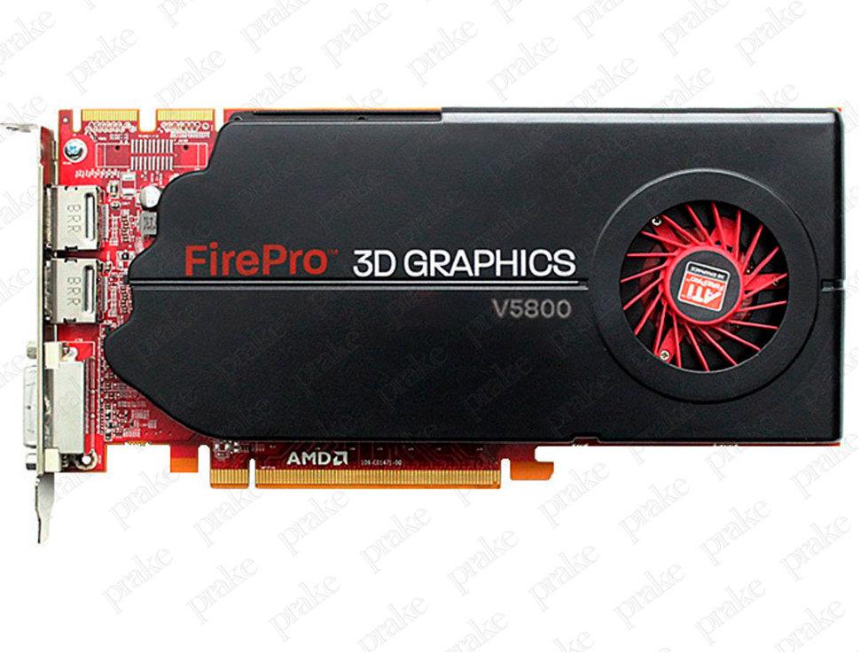 Купить Видеокарта Ati Firepro V5800 1Gb PCI-Ex DDR5 128bit (DVI + 2xDP ...
