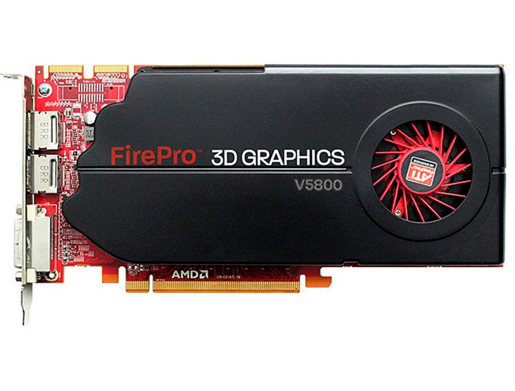Купить Видеокарта Ati Firepro V5800 1Gb PCI-Ex DDR5 128bit (DVI + 2xDP ...