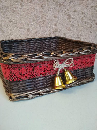 Купить Корзинка плетена Дзвіночки цена 220 ₴ — Prom Ua Id 1099501939