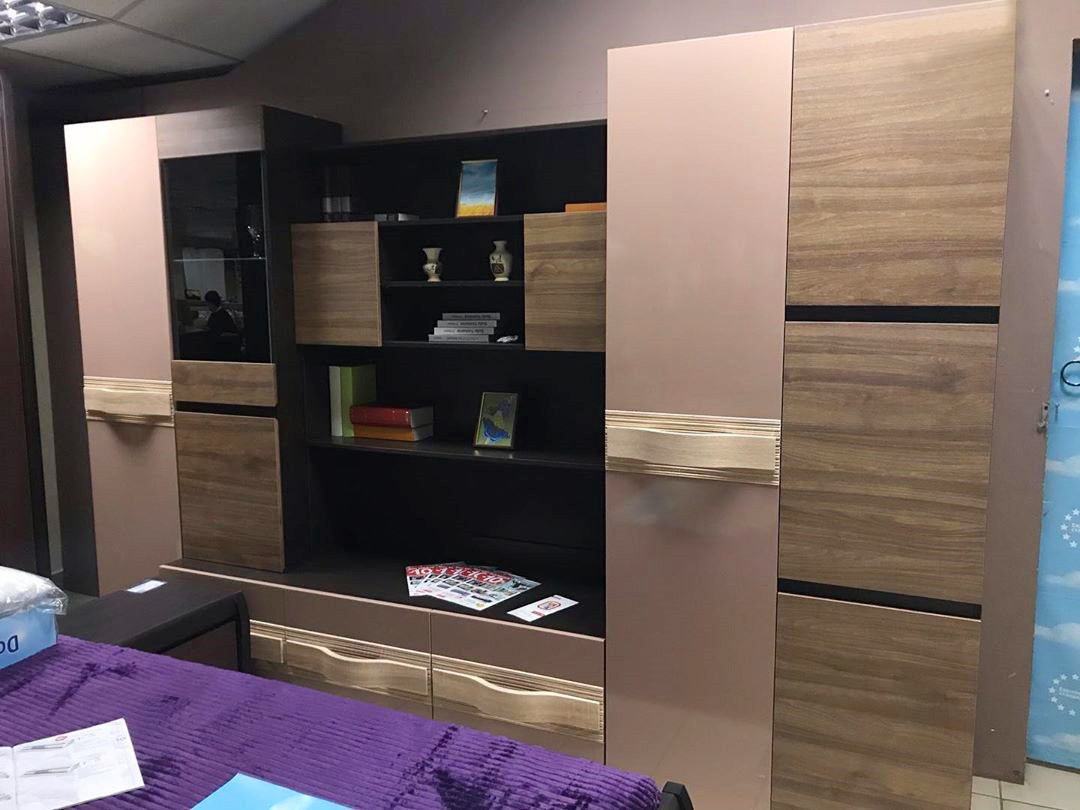 Купити Стінку в вітальню Гламур від Меблі Сервіс по найнижчій ціні у Львові Мережа магазинів