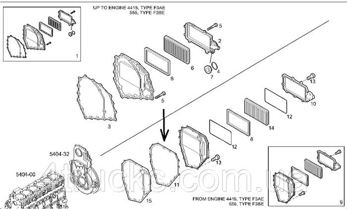 Купить Прокладка крышки сапуна Iveco Cursor 10 13 Прокладка крышки ...