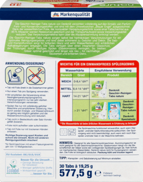 Denk mit таблетки для посудомоечной машины 30шт Германия, цена 299 грн ...