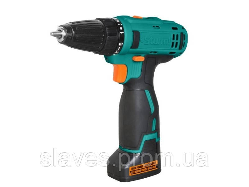 Аккумуляторная Дрель-шуруповерт Sturm CD3218LBE 18 Вольт 2 А Два ...