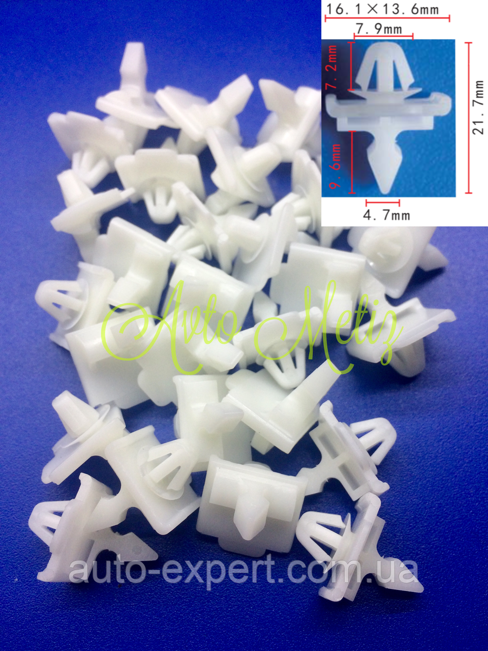 Купити Кліпса молдинга двері Mercedes-Benz 0019884981, ціна 9 грн ...