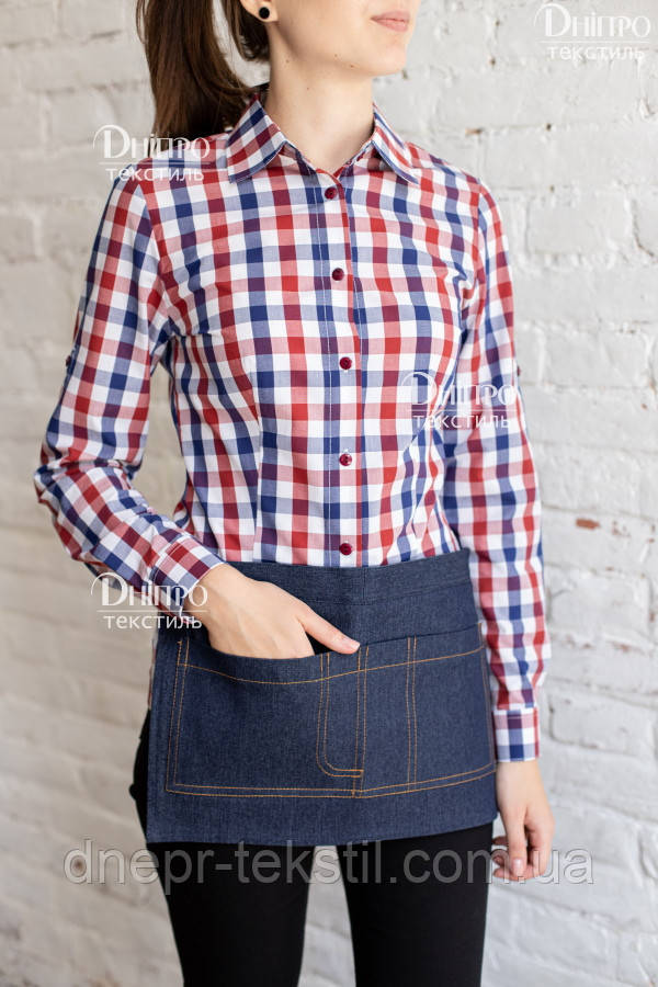 Купить Короткий джинсовый фартук для официанта в Днепре от компании ...