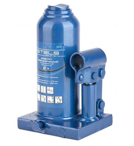 Домкрат пляшковий STELS телескопічний, 4 т, h підйому 170 420 мм (51116), ціна 2034.26 грн ...