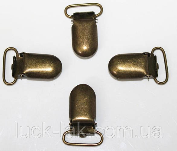 Купить Зажимы, клипсы металлические для чулок, подтяжек 20 мм, с ...