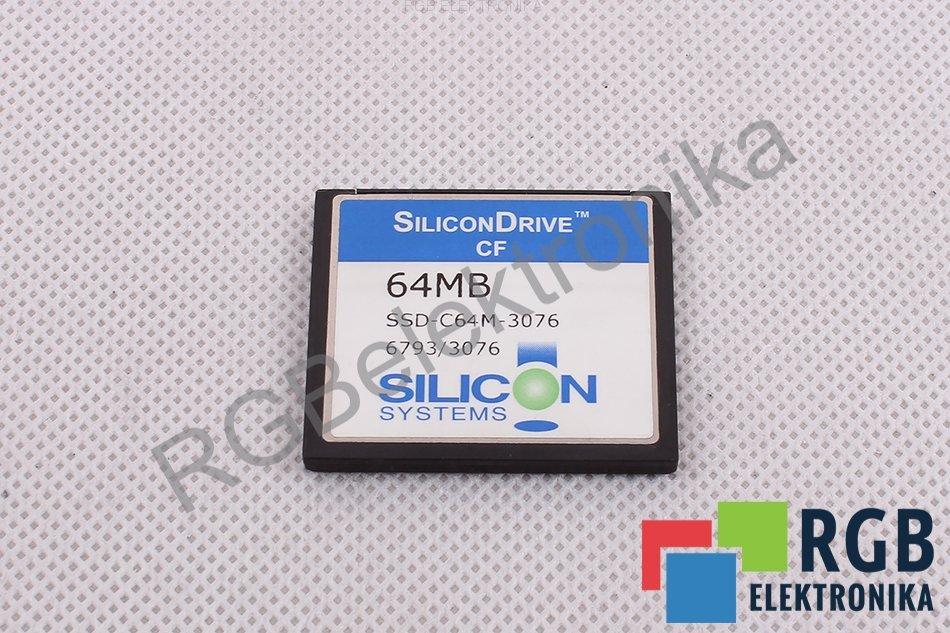 5CFCRD.0064-03 SSD-C64M-3076 64MB SILICON DRIVE CF MEMORY CARD B&R ...