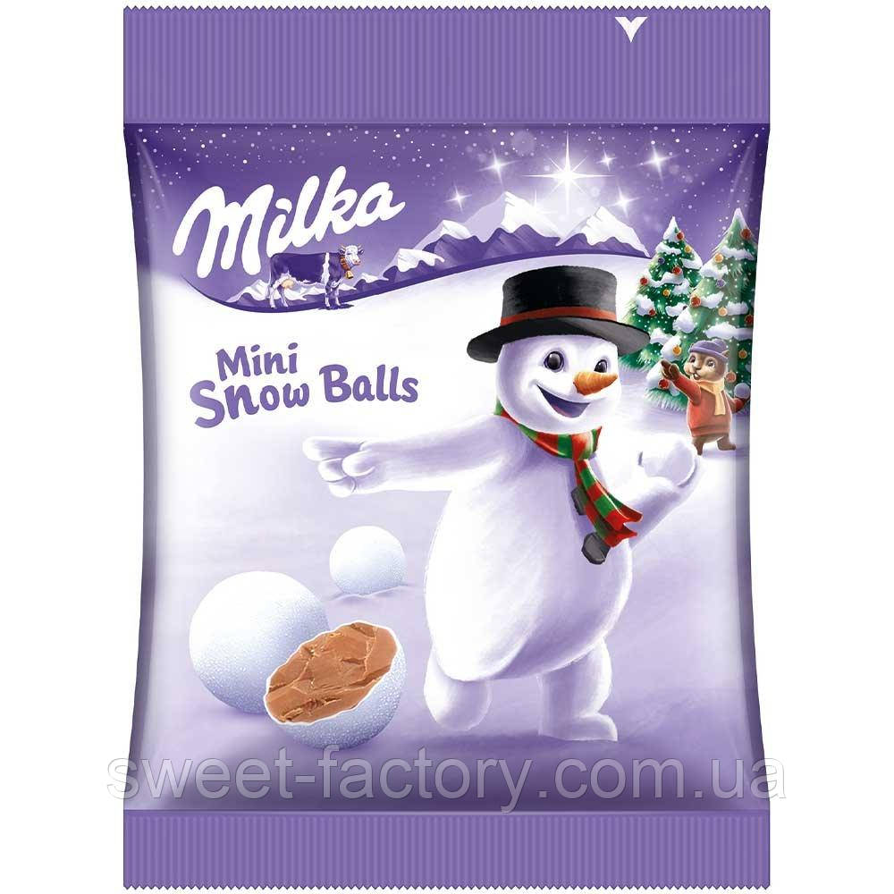 Купить Milka Mini Snow Balls 100 g, цена 104.30 грн — Prom.ua (ID ...