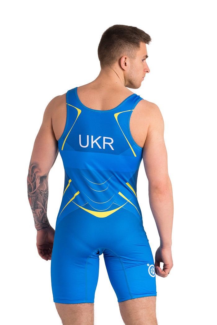 Трико борцовское WR Премиум Blue XXXXS (ID#940069175), цена: 880 ...
