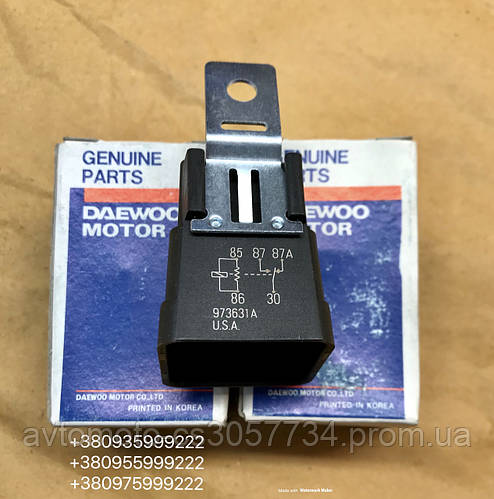 Реле вентилятора охолодження двигуна Daewoo, Chevrolet Daewoo Motors ...