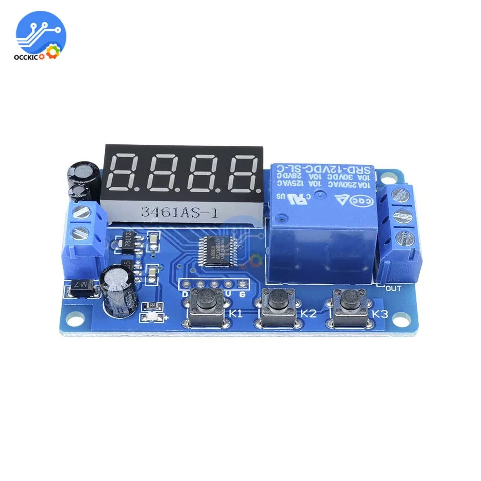 Реле времени 24 вольта с задержкой включения, выключения, циклическим ...