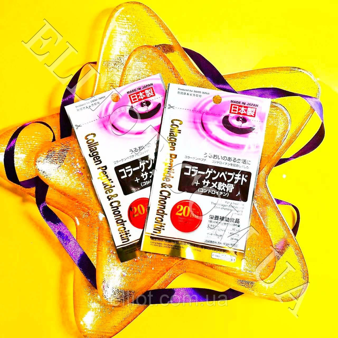 Пептидный коллаген и хондроитин Collagen Peptide & Chondroitin Daiso ...