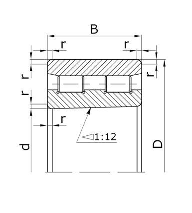 ᐉ Замовити Підшипник 3182132 (NN3032K/SP) розміри 160*240*60 за ...
