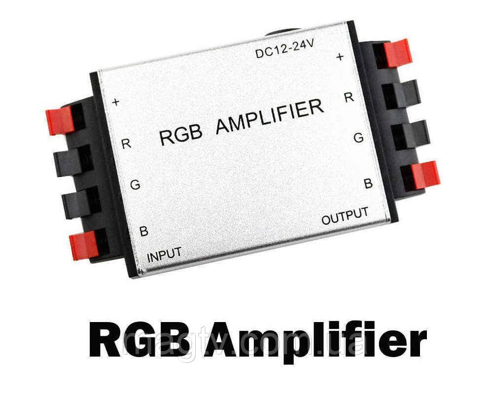 Усилитель Мощности Напряжения RGB Контроллер Amplifier DC 12 – 24 V ...