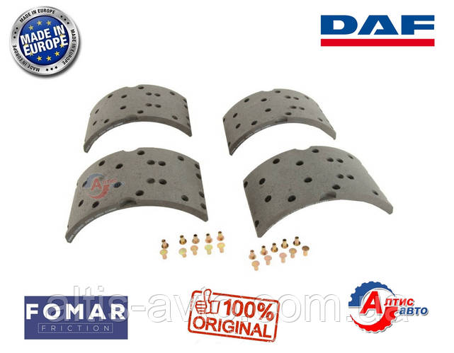 Купити Задні гальмівні накладки DAF 55 (комплект Fomar) AMPA008 ...