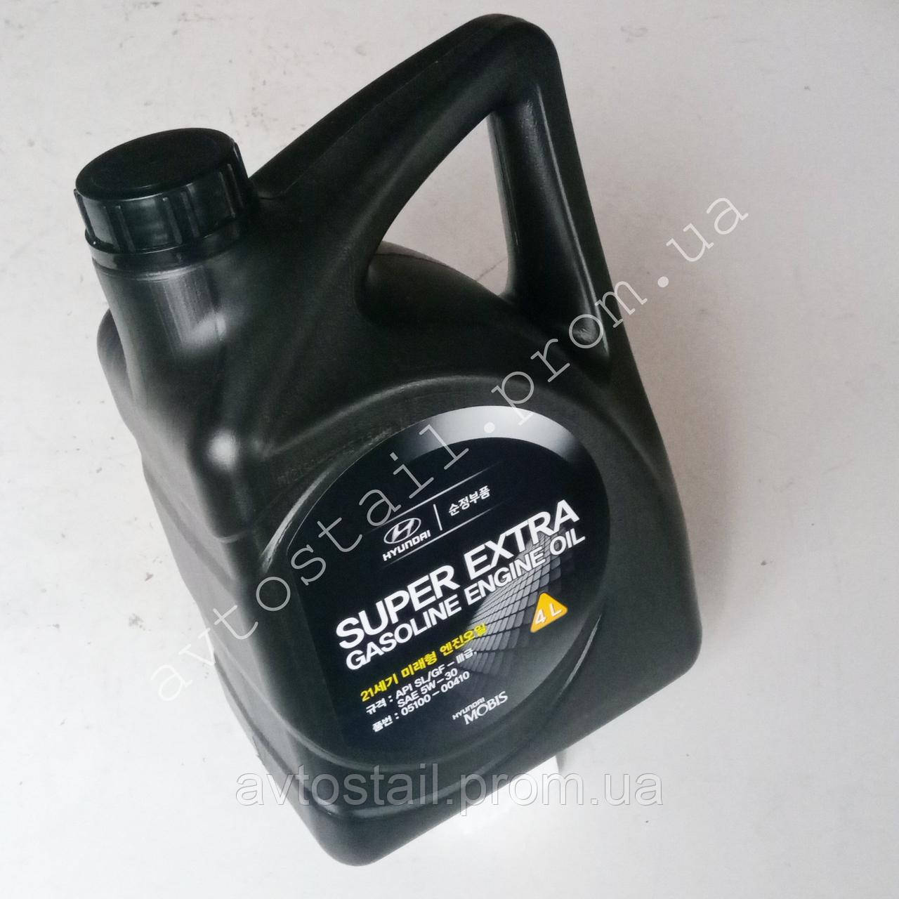 Масло Mobis Hyundai/KIA Super Extra Gasoline 5W-30 (4л) Моторное ...