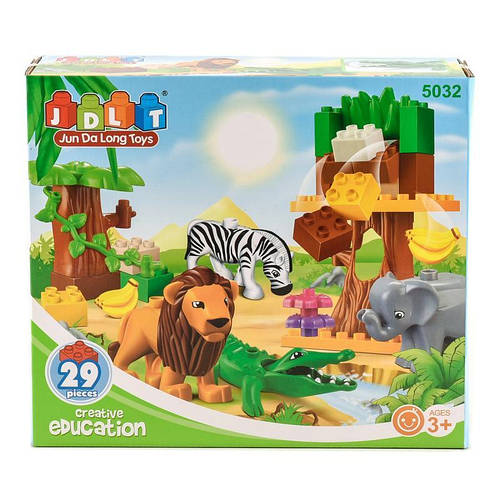 Купити Конструктор JDLT зоопарк (29 деталей), ціна 263.71 грн - Prom.ua (ID# 1113447598)