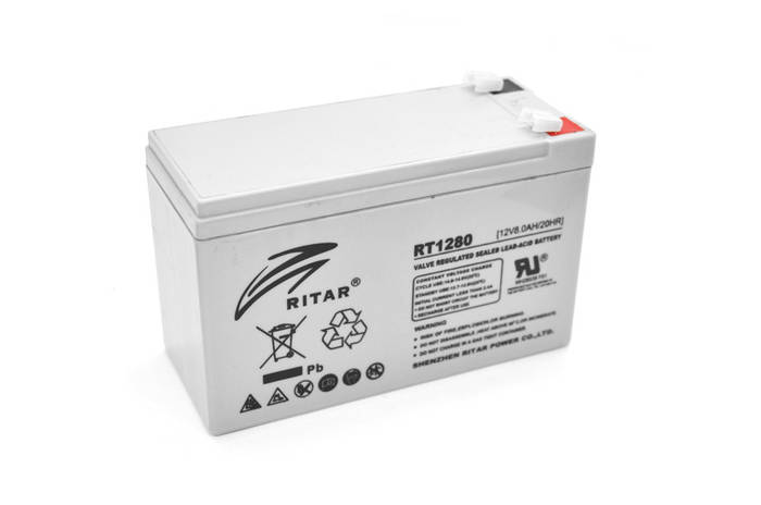 Акумуляторна батарея RITAR RT1280, 12V 8.0 Ah, ціна 840 грн — Prom.ua ...