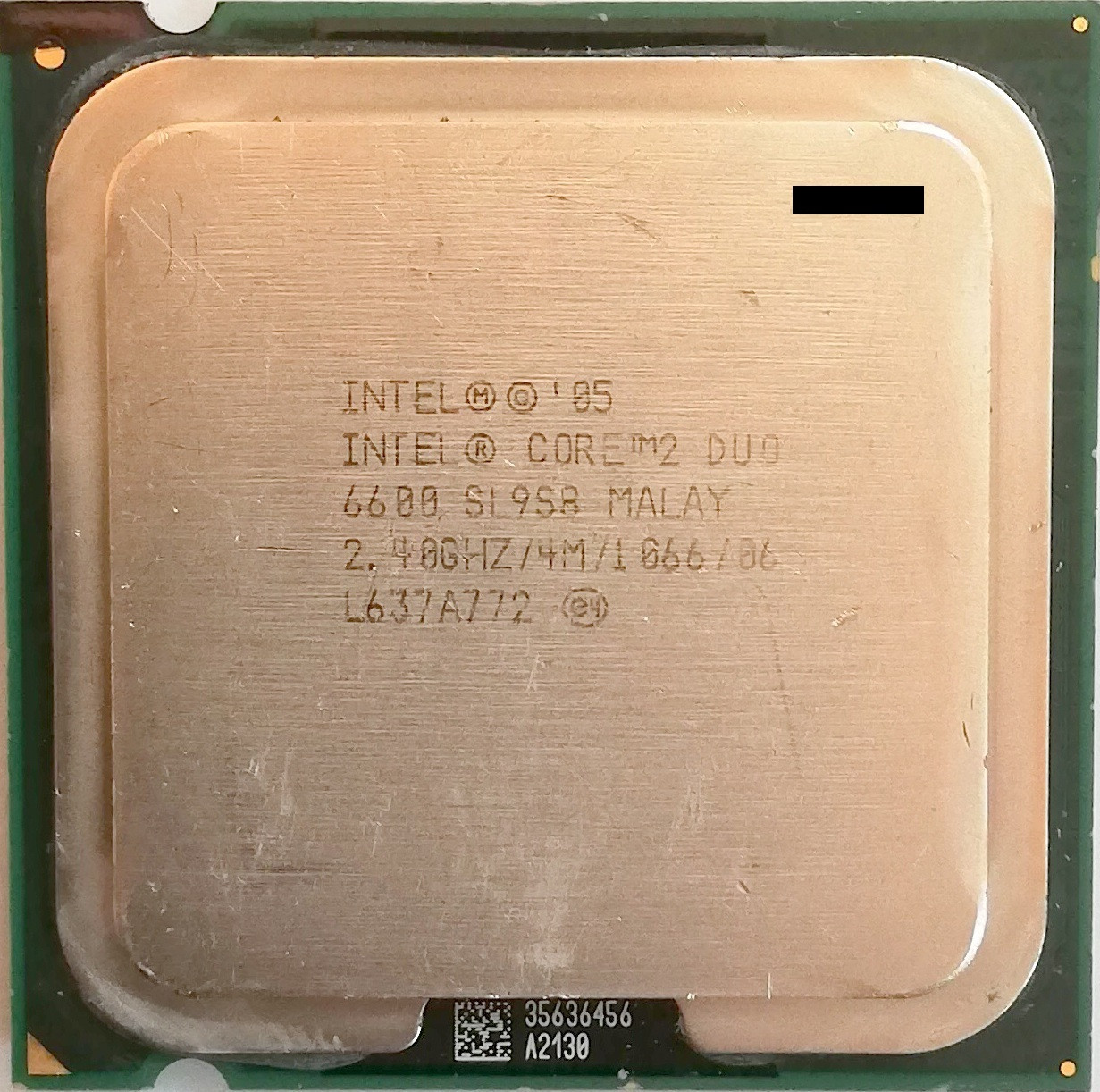 Процессор Intel Core 2 Duo E6600 B2 SL9S8, SL9ZL 2.40GHz 4M Cache 1066 ...