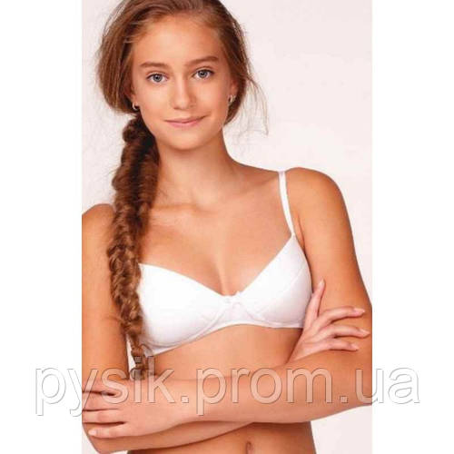 Купить Бюстгальтер подростковый KLEO 1613 COTTON, хлопок 75A белый, цена 343.38 ₴ — Prom.ua (ID ...