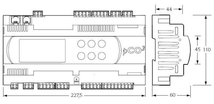 (PCO3000AL0) CAREL Контроллер pCO3 Large, без встроенного терминала ...