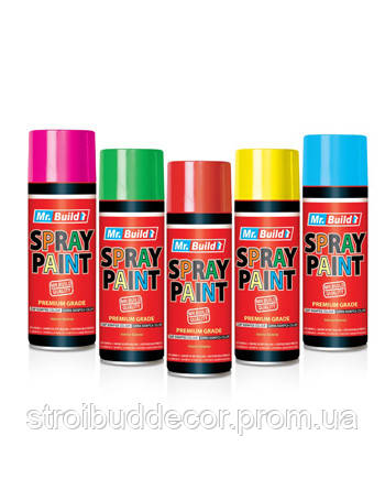 Купити Фарба-спрей Mr. Build 400 мл усі кольори, ціна 85 ₴ - Prom.ua ...