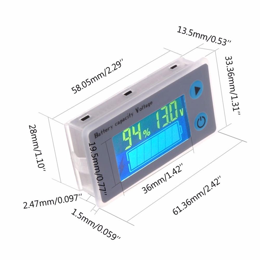 Купить Универсальный индикатор емкости 10-100В с ЖК дисплеем, цена 399. ...
