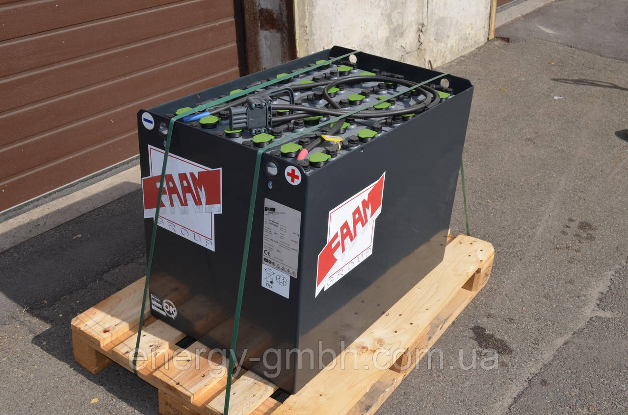 Тяговая батарея FAAM, Тяговый аккумулятор 6PzS750-48V, Аккумулятор 48 ...