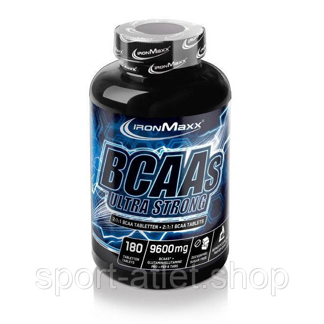 BCAA IronMaxx BCAAs Ultra Strong 2:1:1, 180 таблеток, цена 1070 грн ...