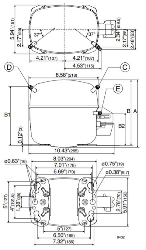 Купить Компрессор Secop (Danfoss) SC12MLX, цена 4793 ₴ — Prom.ua (ID ...