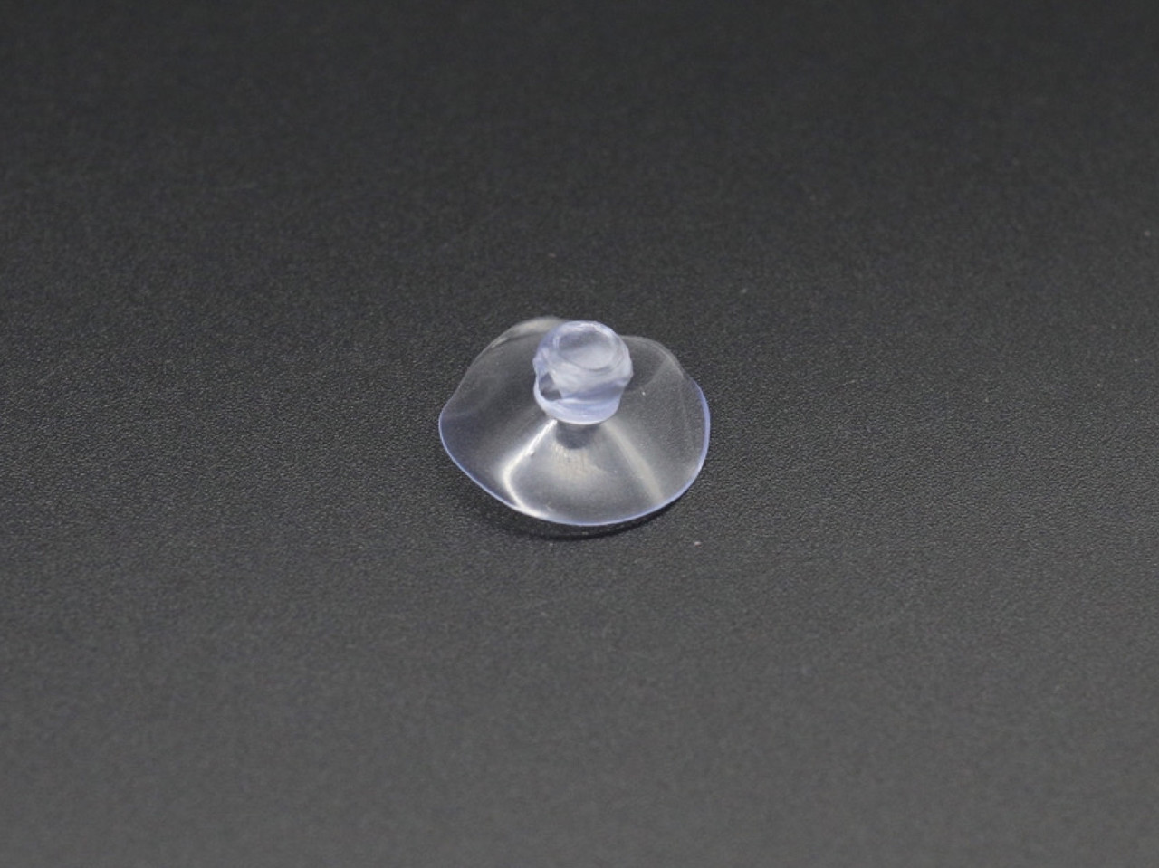 Присоска на скло із силікону одностороння діаметром 22 мм, прозора ...