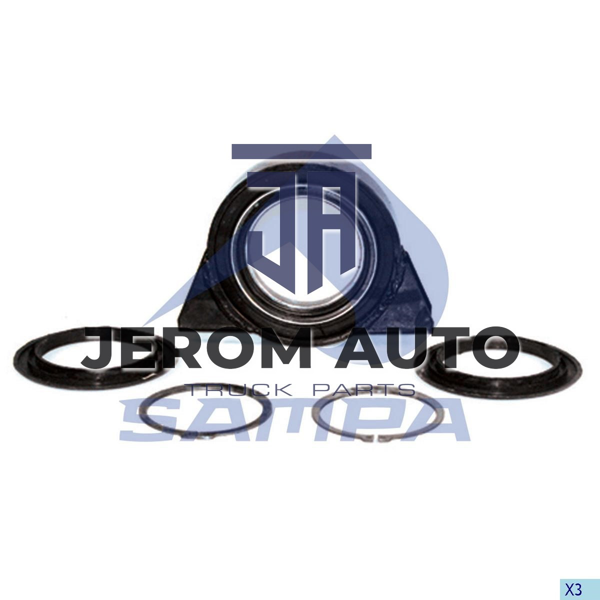 Опора вала кардан. (подвесной подшипник) IVECO, MAN \81394106018 \ 020. ...