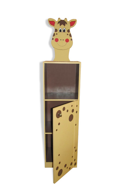 Детский Шкаф-пенал с 3-мя Полками и Дверцей Жираф (163.05) — Купить ...