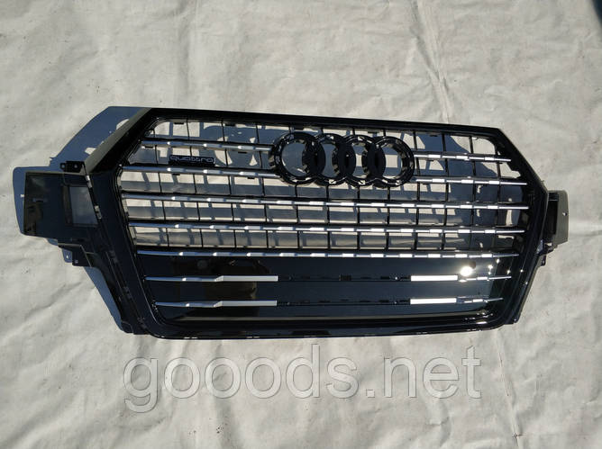 Решітка радіатора Quattro Black на Audi Q7 2015+ (ID#1119348197), цена ...