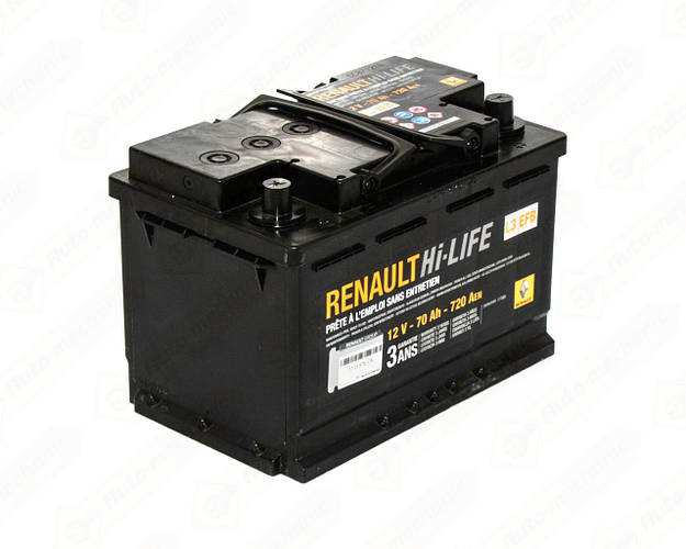 Акумулятор АКБ L3 70AH на Renault Logan II 2012-> Renault (Оригінал ...