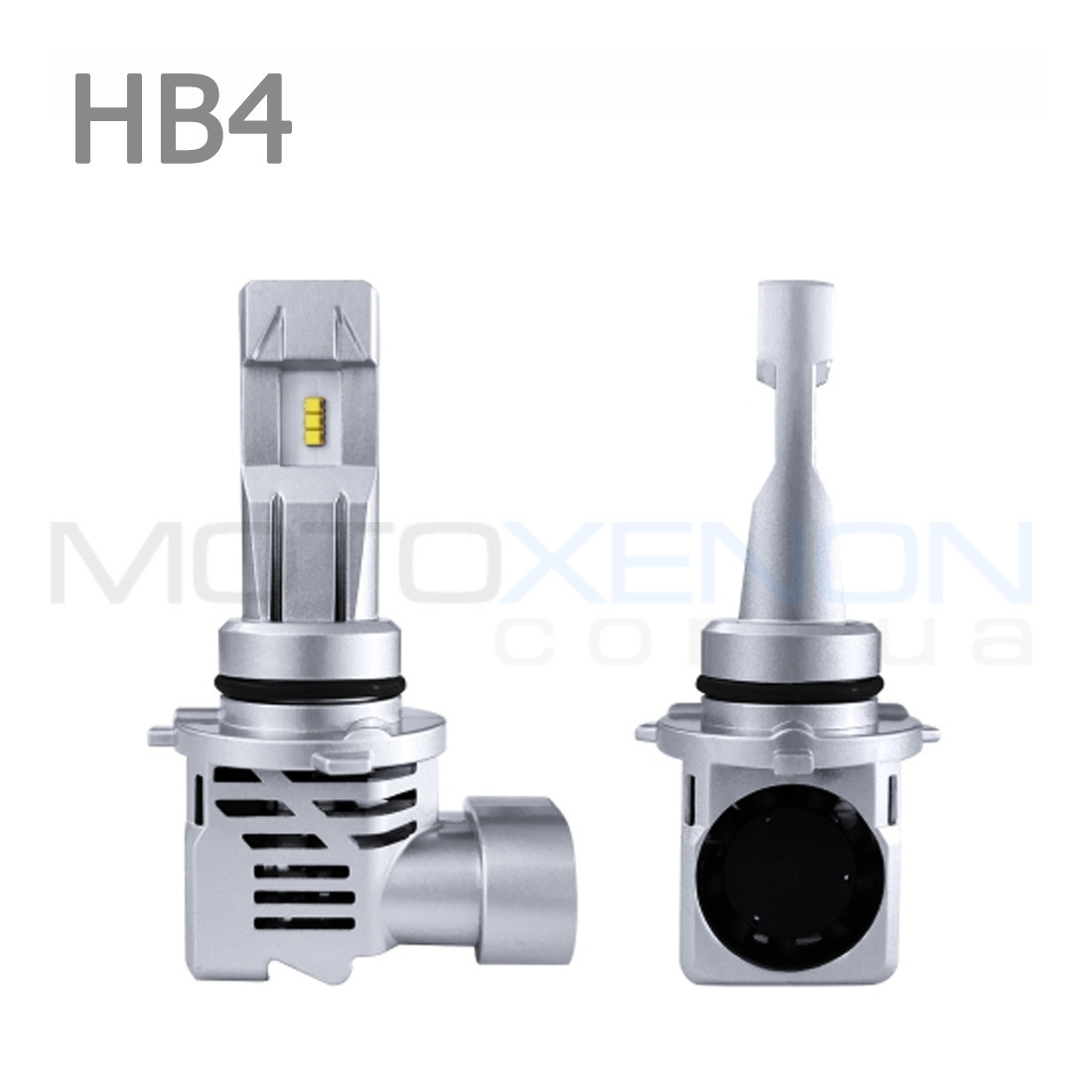 Комплект светодиодных мини LED лед ламп M3 цоколь HB4 55W, свет 6500К ...