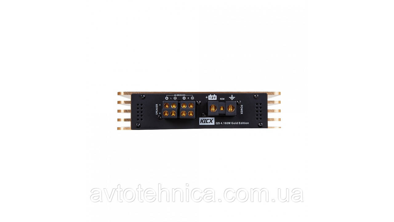 4-канальный усилитель Kicx QS 4.160M Gold Edition, цена 6944 грн — Prom.ua (ID#1120030559)