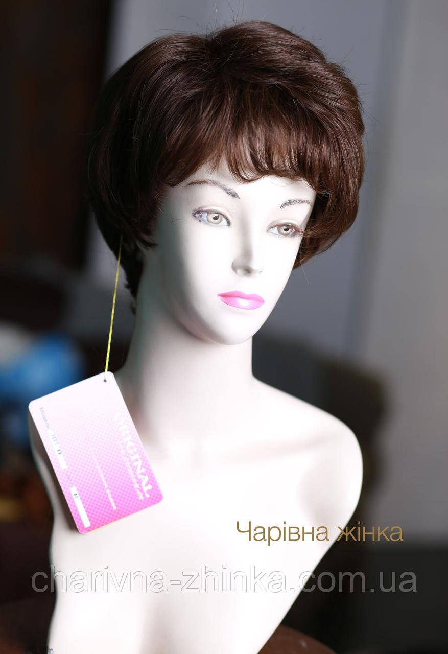 Парик женский Original короткая объемная стрижка из натуральных волос ...
