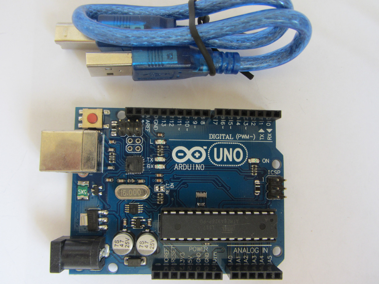 Купити Arduino UNO R3 ATMEGA16U2 +usb, ціна 504 грн - Prom.ua (ID ...