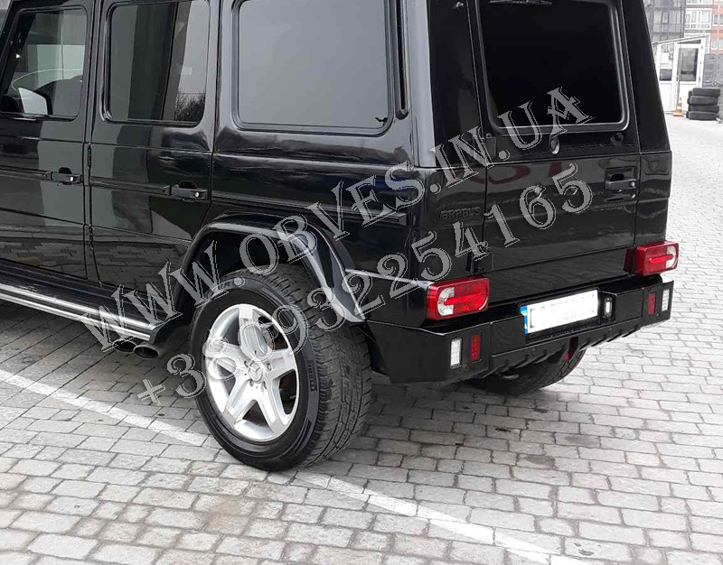 Купить Задний бампер Brabus на Mercedes G-class W463 без боковин (ABS ...
