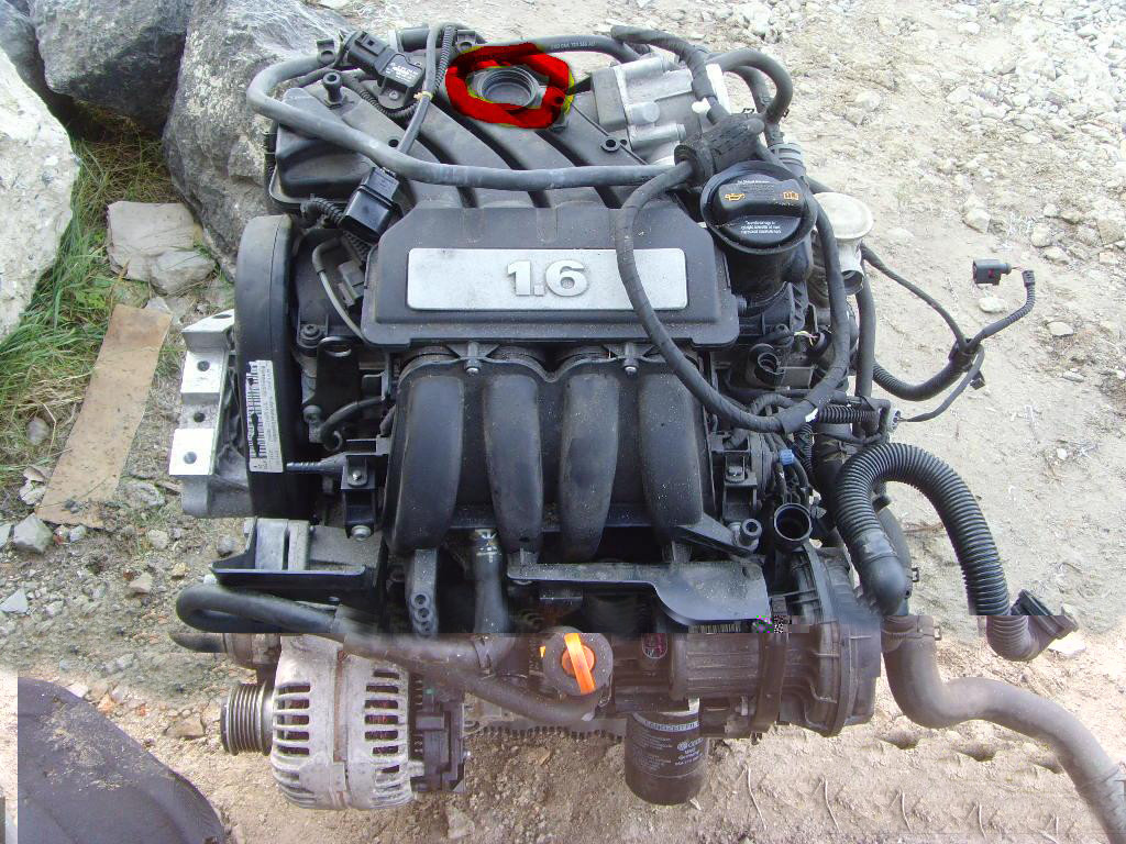 Двигун Volkswagen CADDY III 1.6 BSF. в Україні. Купити бу двигун для ...