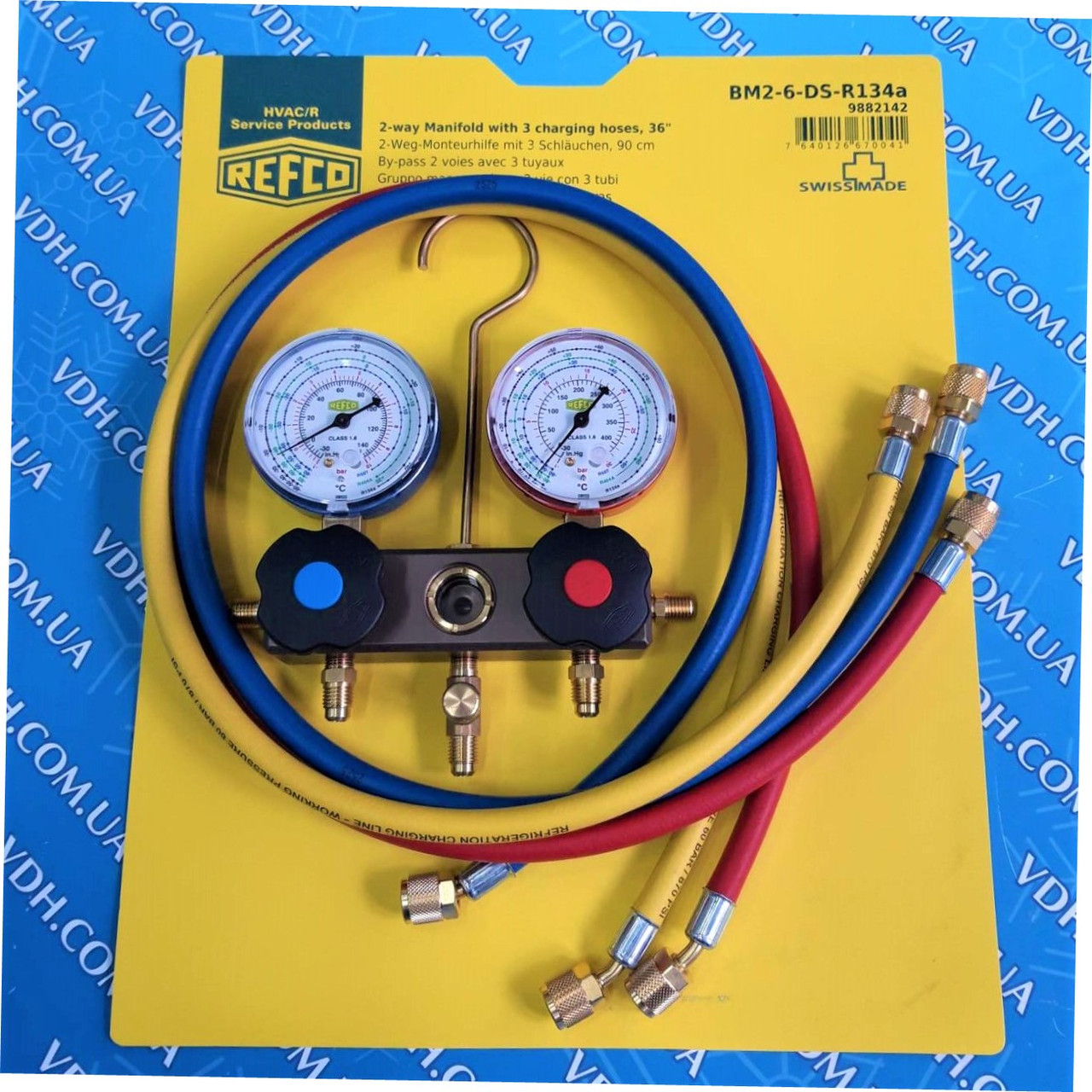 ⇛ Купить Манометрический коллектор двухвентильный REFCO BM2-6-DS-R134A ...