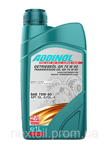 Трансмісійна олива Addinol GETRIEBEÖL GH 75w90 1L GL-4/5 (ID#1122912343 ...