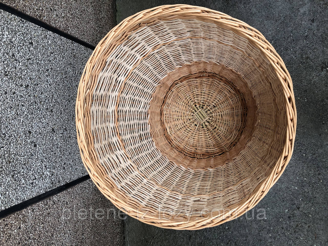 Плетена корзина для білизни із лози кошик для білизни круглий продажа цена в Ужгороде